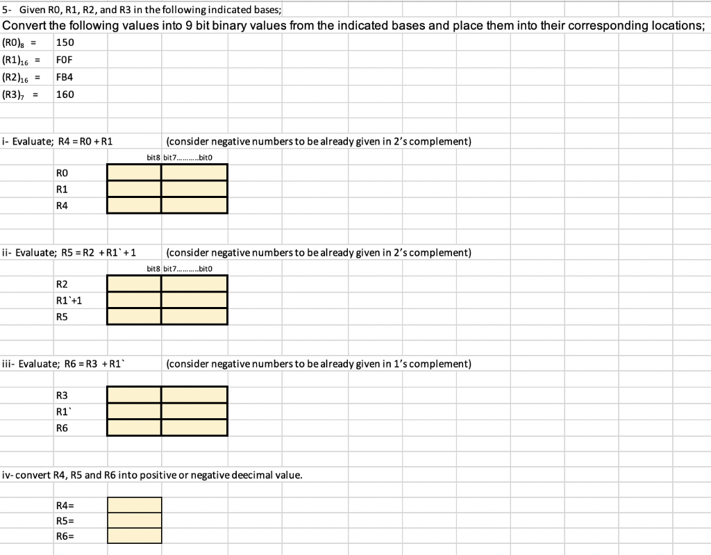 Solved 5. Given RO, R1, R2, and R3 in the following | Chegg.com