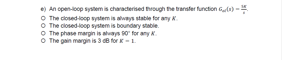 Solved Mark the correct answers / statements with a cross. | Chegg.com