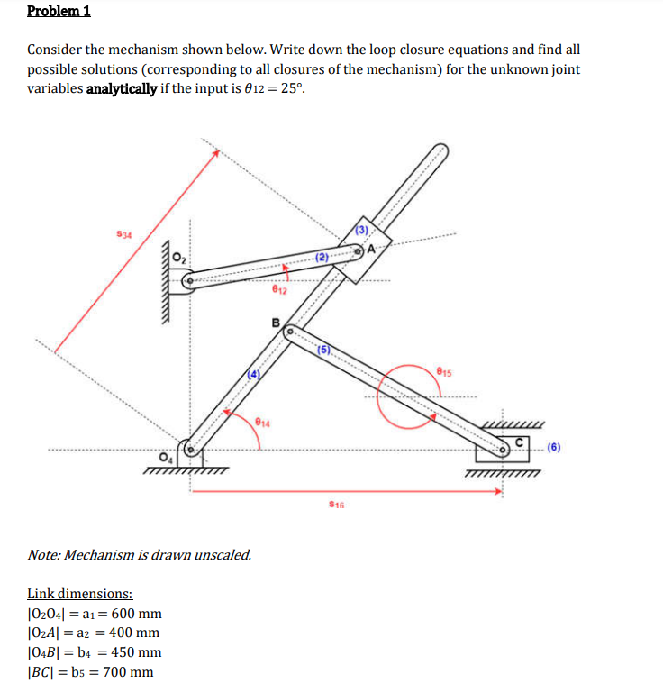 Solved Consider the mechanism shown below. Write down the | Chegg.com