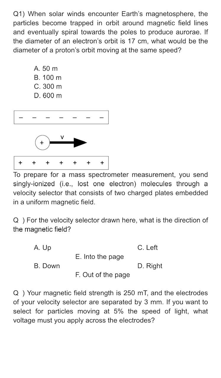 Solved Q1) When solar winds encounter Earth's magnetosphere, | Chegg.com