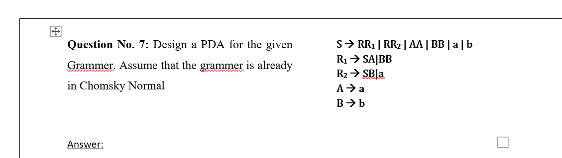 Solved Subject: Theory of Automata & | Chegg.com