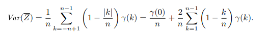 Solved Let Be A Stationary Series With Autocovariance