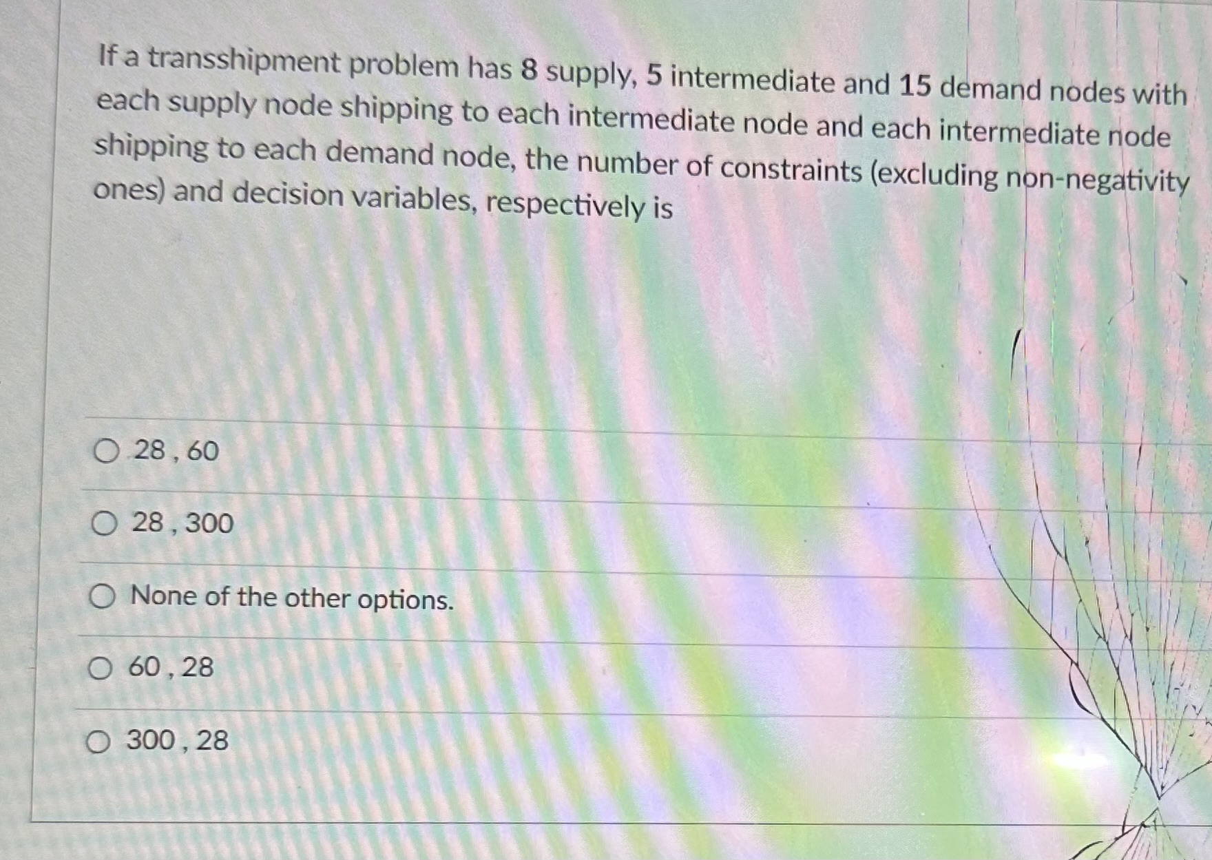 Solved If a transshipment problem has 8 supply, 5 | Chegg.com