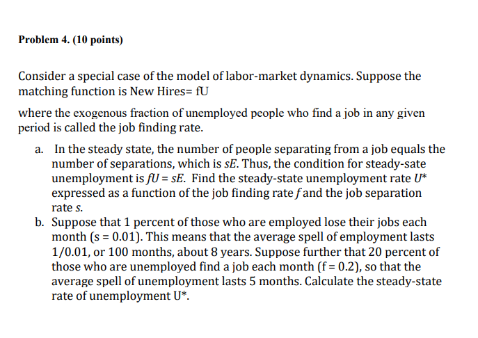 Solved Problem 4. ( 10 ﻿points)Consider a special case of | Chegg.com
