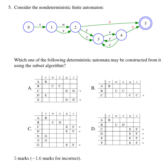 Solved 5 ﻿consider The Nondeterministic Finite Automaton