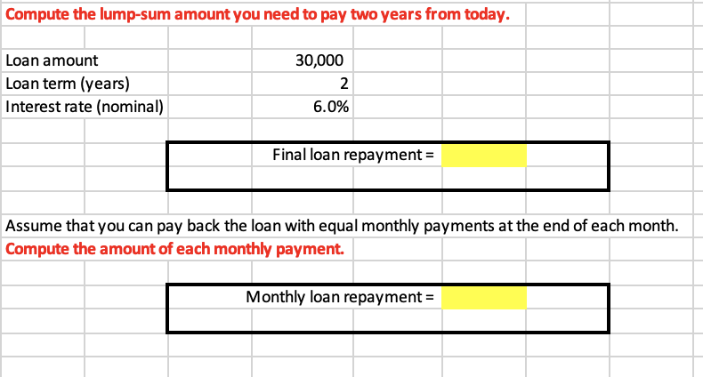 Solved Compute the lump-sum amount you need to pay two years | Chegg.com