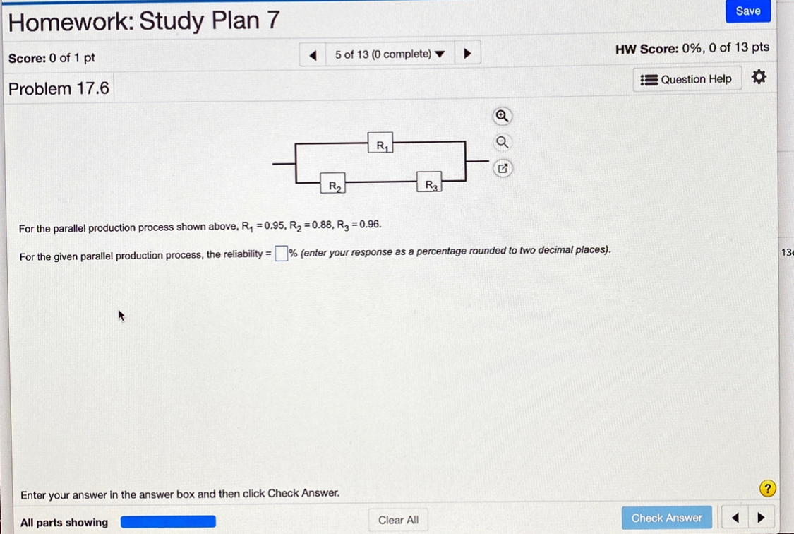 Solved For the parallel production process shown above, | Chegg.com