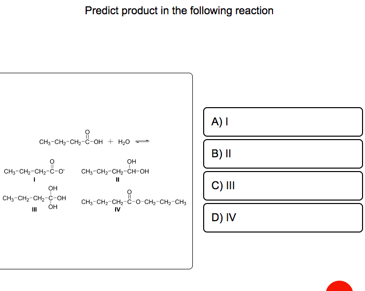 Solved Predict Product In The Following Reaction