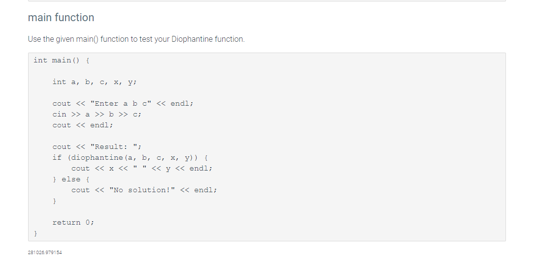 Solved 18.11 Lab: Linear diophantine equations In this | Chegg.com
