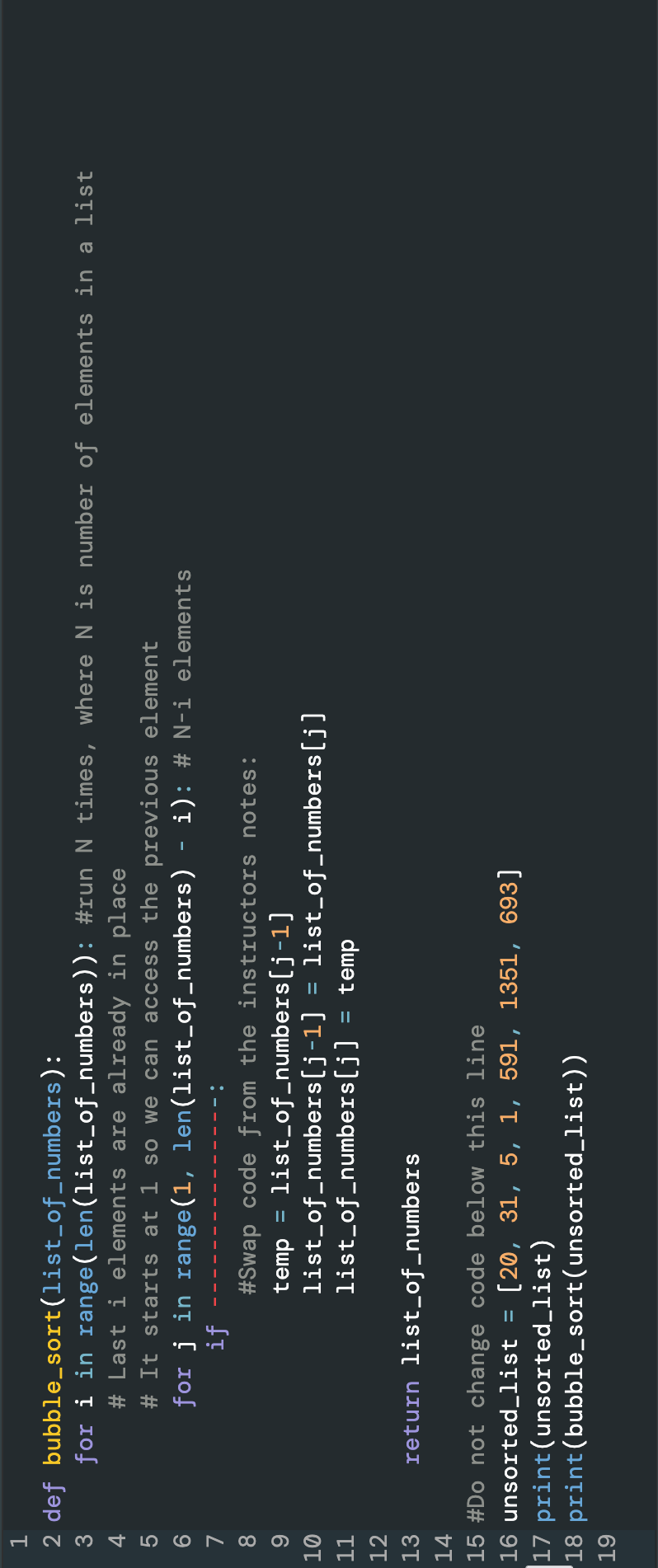 Solved Complete the if statement by comparing the previous | Chegg.com