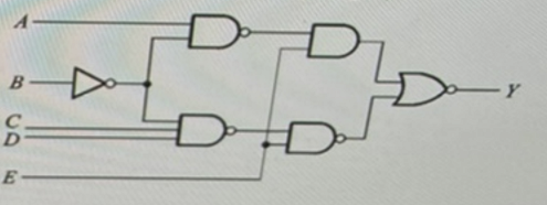 Question 1. In the circuit below, each gate’s tpd | Chegg.com