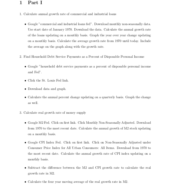 Solved For Part I please copy and paste all figures and | Chegg.com