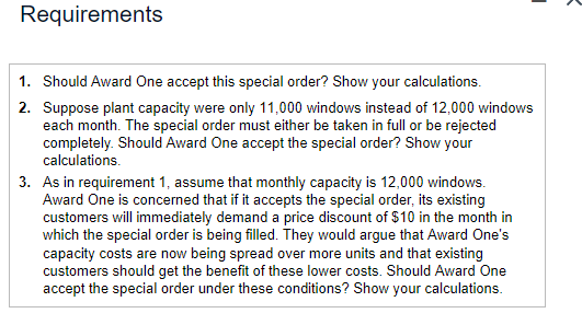 Cost information for the current activity level is as | Chegg.com