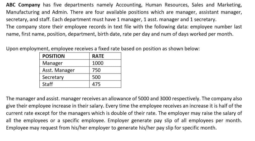 Solved class Employee: def init(self, emp_number, | Chegg.com