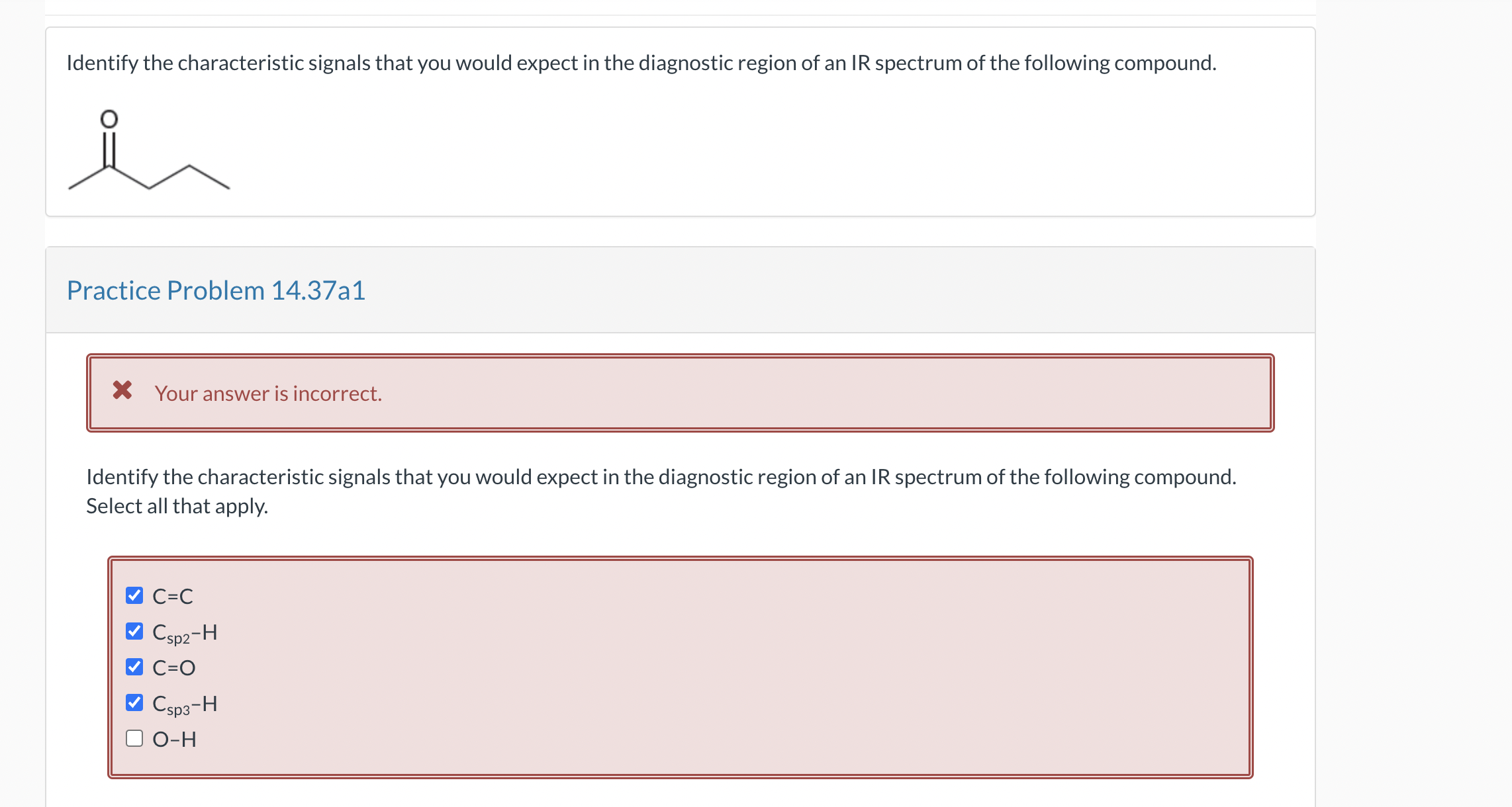 Solved Identify the characteristic signals that you would | Chegg.com