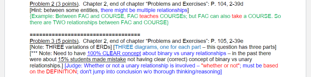 Solved Problem 2 (3 ﻿points). ﻿Chapter 2, ﻿end of chapter | Chegg.com