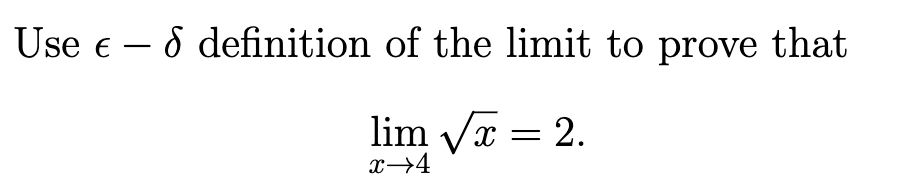 Solved Use εlon-δ ﻿definition of the limit to prove | Chegg.com