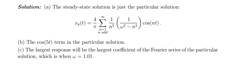 Solved Problem 32. Consider the following ODE that describes | Chegg.com