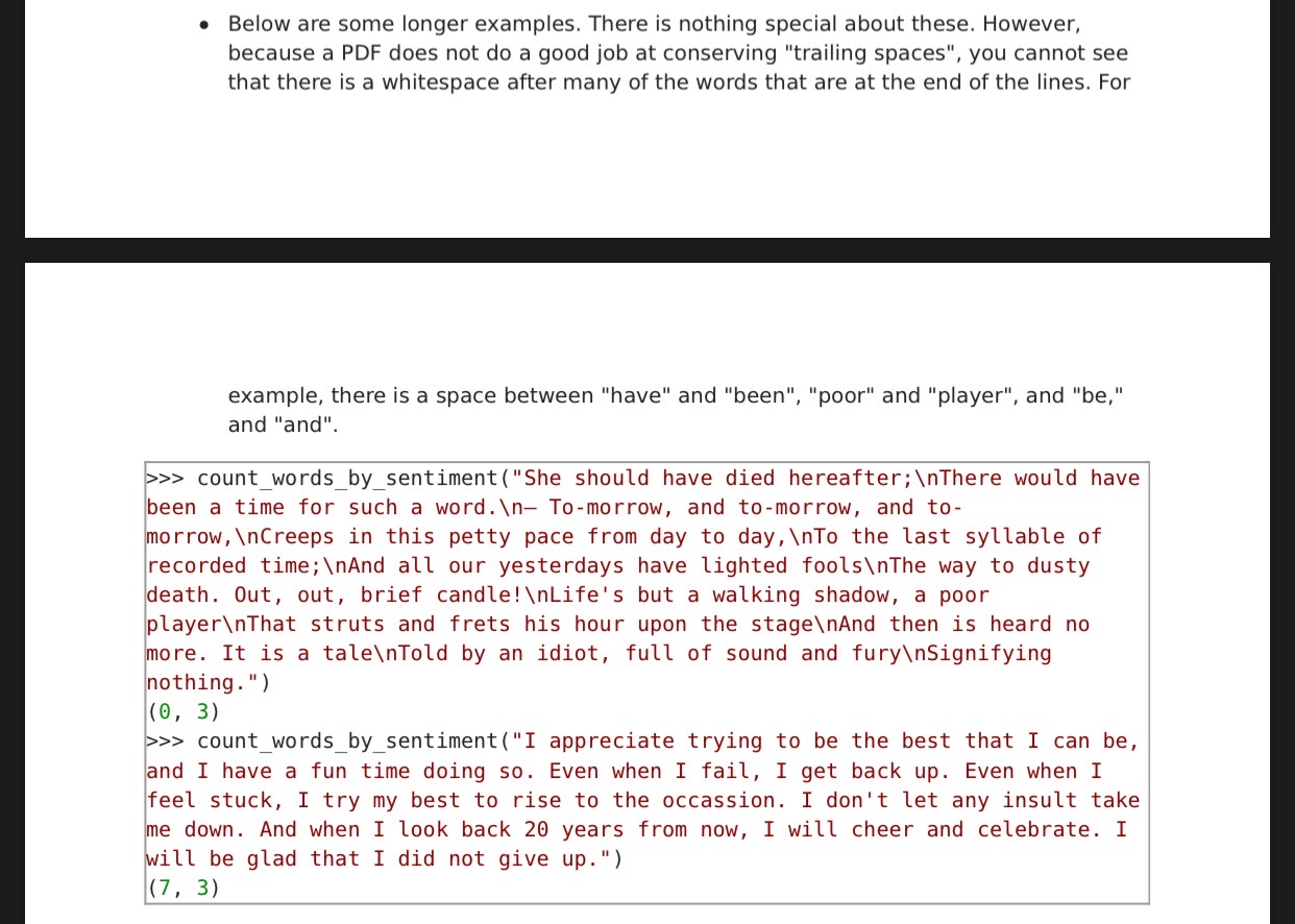 Solved Python Programming. Part 3 HAS ALREADY BEEN | Chegg.com
