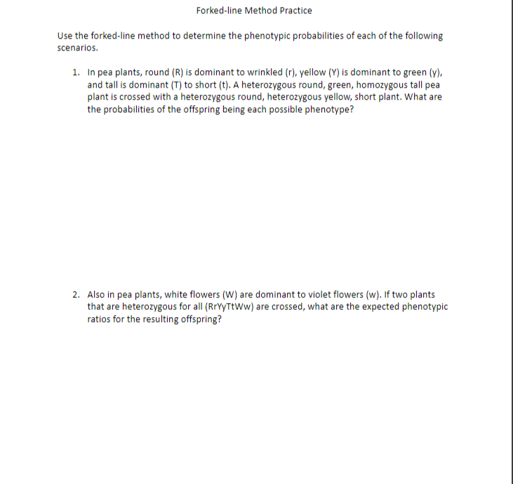Solved Use the forked-line method to determine the | Chegg.com