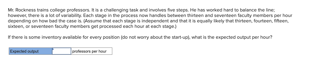 Solved Mr. Rockness trains college professors. It is a | Chegg.com