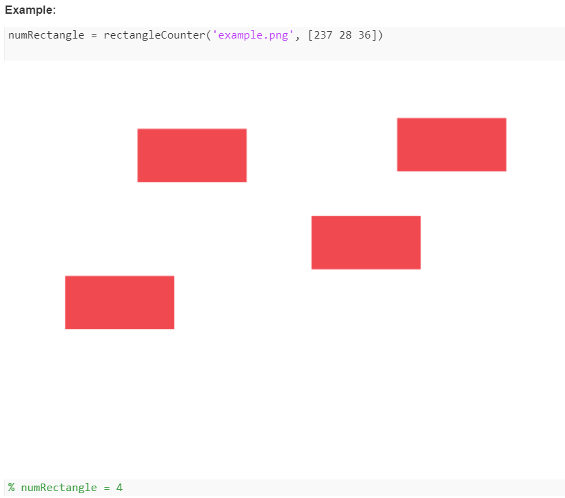 Function Name: rectangle Counter Inputs: • (char): | Chegg.com