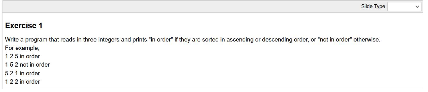 Solved Write a program that reads in three integers and | Chegg.com