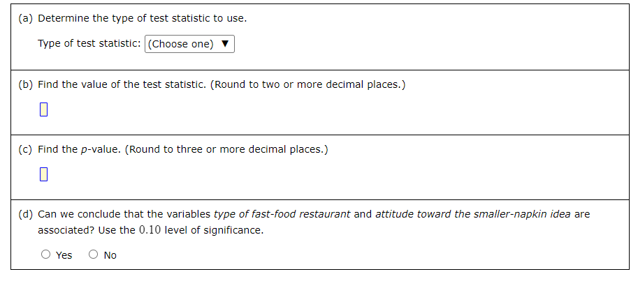 Solved Fast-food restaurants may be able to decrease yearly | Chegg.com