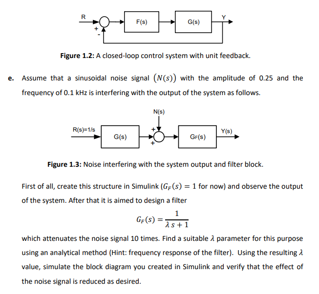Figure 1.1 shows the response of a first-order system | Chegg.com