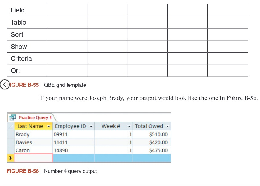 3-"Create a query that sums the number of hours | Chegg.com