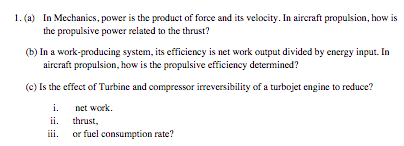 Solved 1. (a) In Mechanics, power is the product of force | Chegg.com