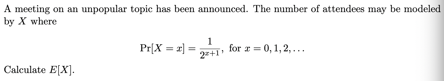 Solved A meeting on an unpopular topic has been announced. | Chegg.com