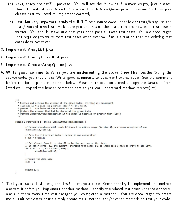 I need help with this data structure assignment. | Chegg.com