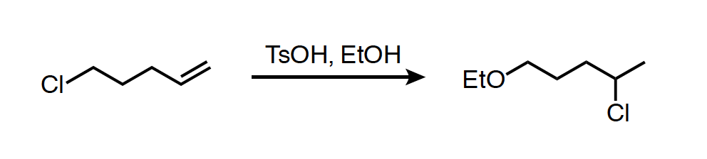 Solved TsOH, EtOH C Eto CI | Chegg.com