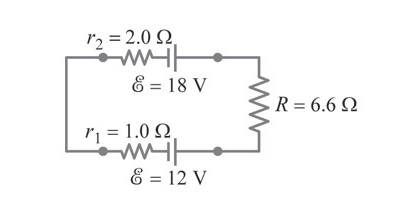 Solved Determine the terminal voltage of each battery in the | Chegg.com