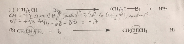 (a) (CH3)CH Br(CH3)CBrHBr CH3CHICH3 + HI | Chegg.com