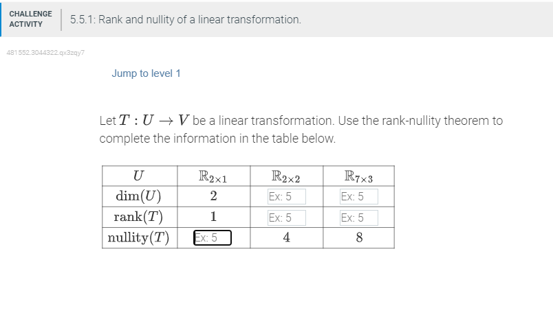 Solved Let T:U→V be a linear transformation. Use the | Chegg.com