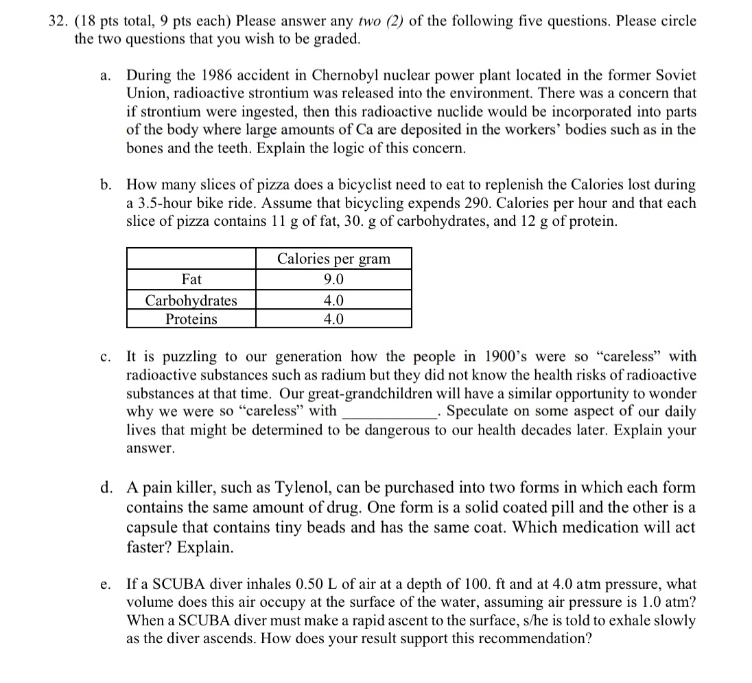 Solved 2. (18 pts total, 9 pts each) Please answer any two | Chegg.com