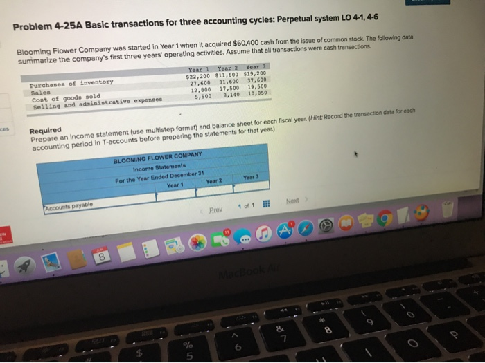 Solved Problem 4-25A Basic transactions for three accounting | Chegg.com