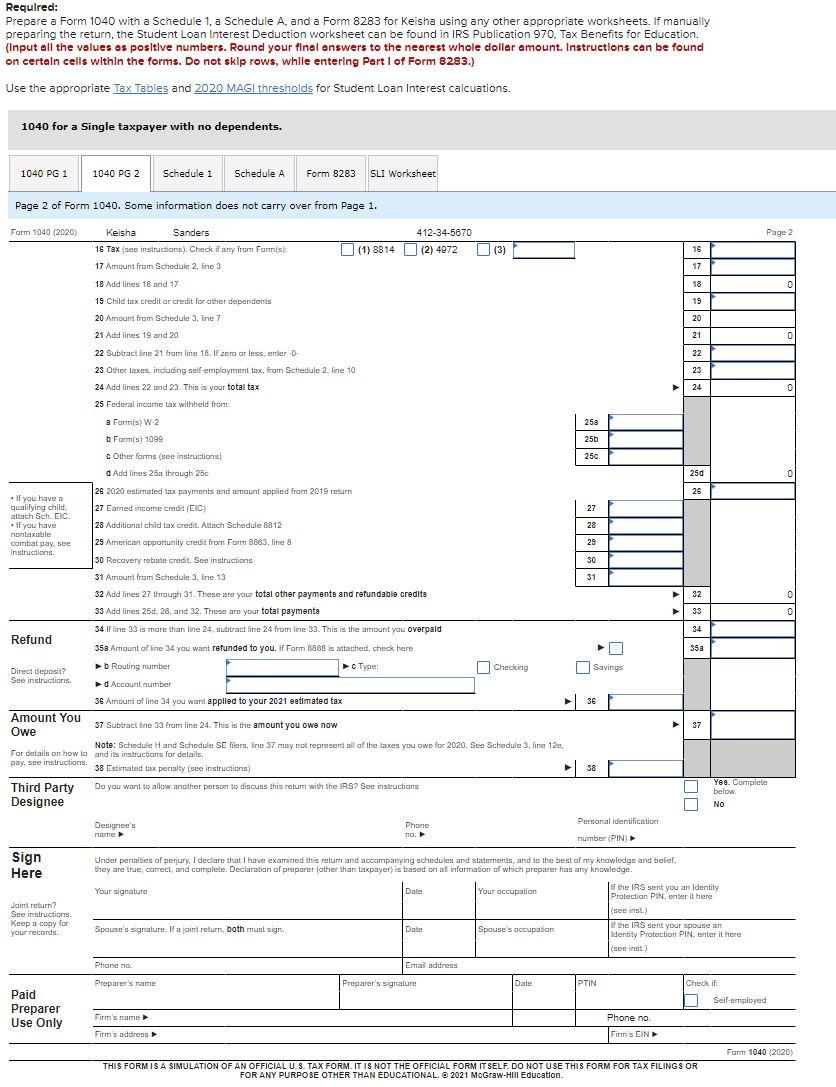Assume the texpayer does NOT wish to contribute to | Chegg.com