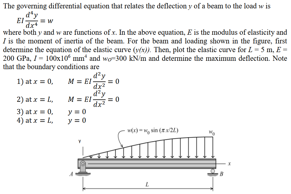 Solved EIdx4d4y=w where both y and w are functions of x. In | Chegg.com