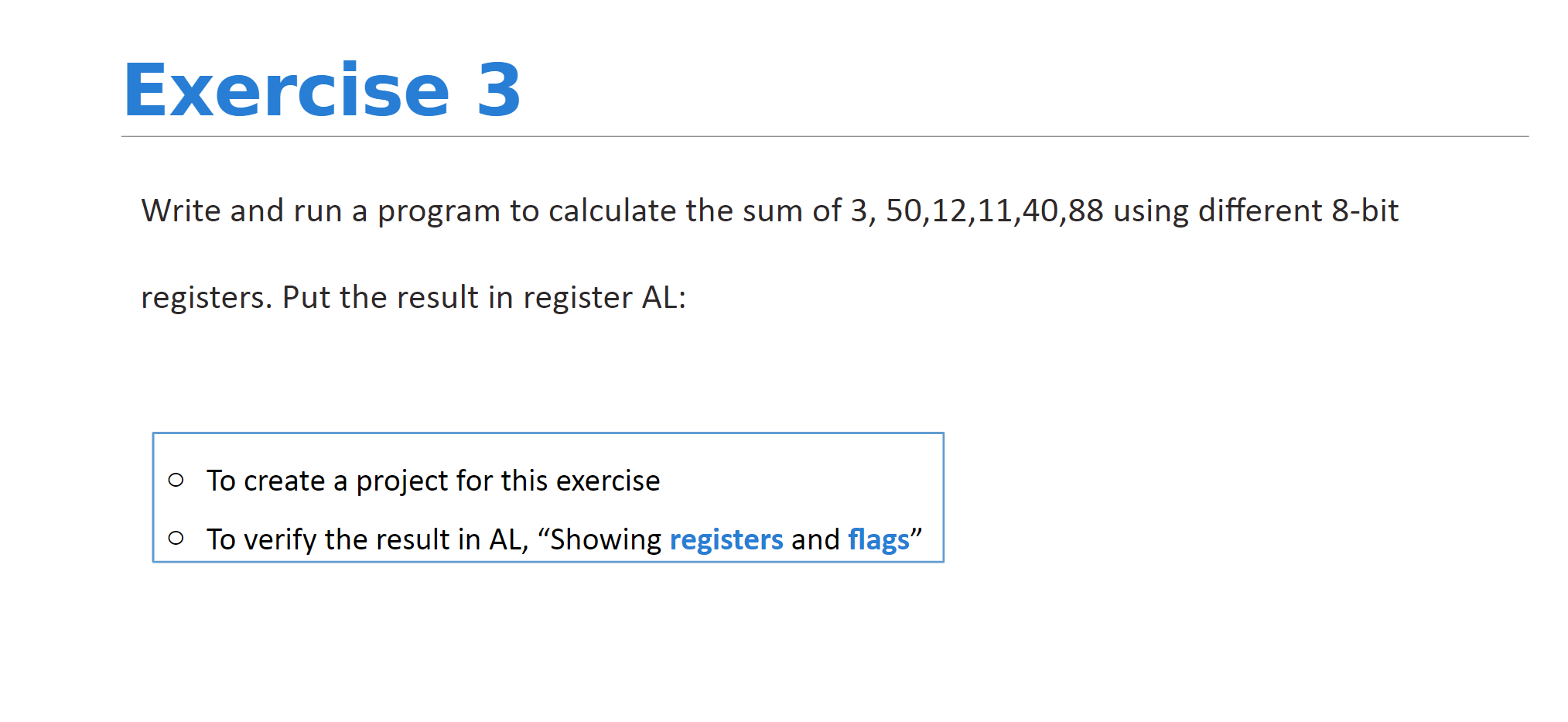 Exercise 3 Write and run a program to calculate the | Chegg.com
