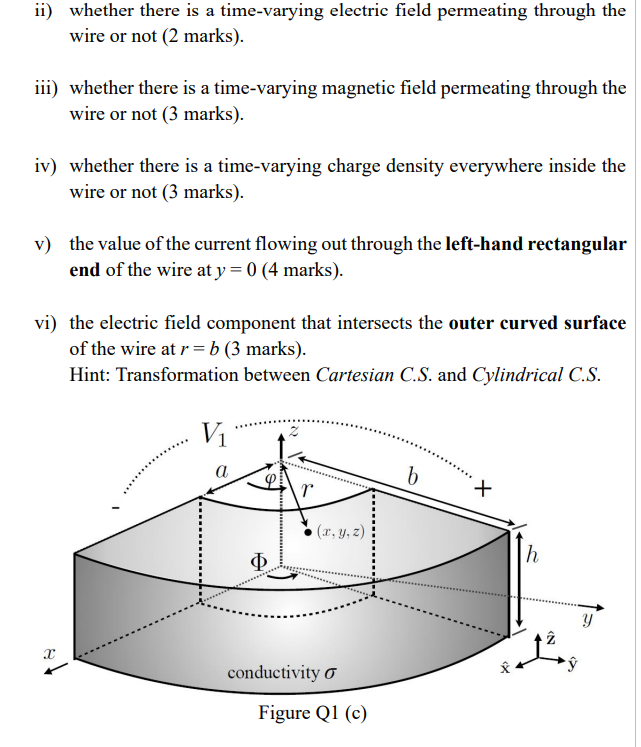 Solved A circular bend in a rectangular cross-section of | Chegg.com