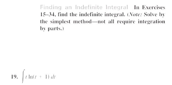 Solved Finding an Indefinite Integral In Exercises 15-34, | Chegg.com