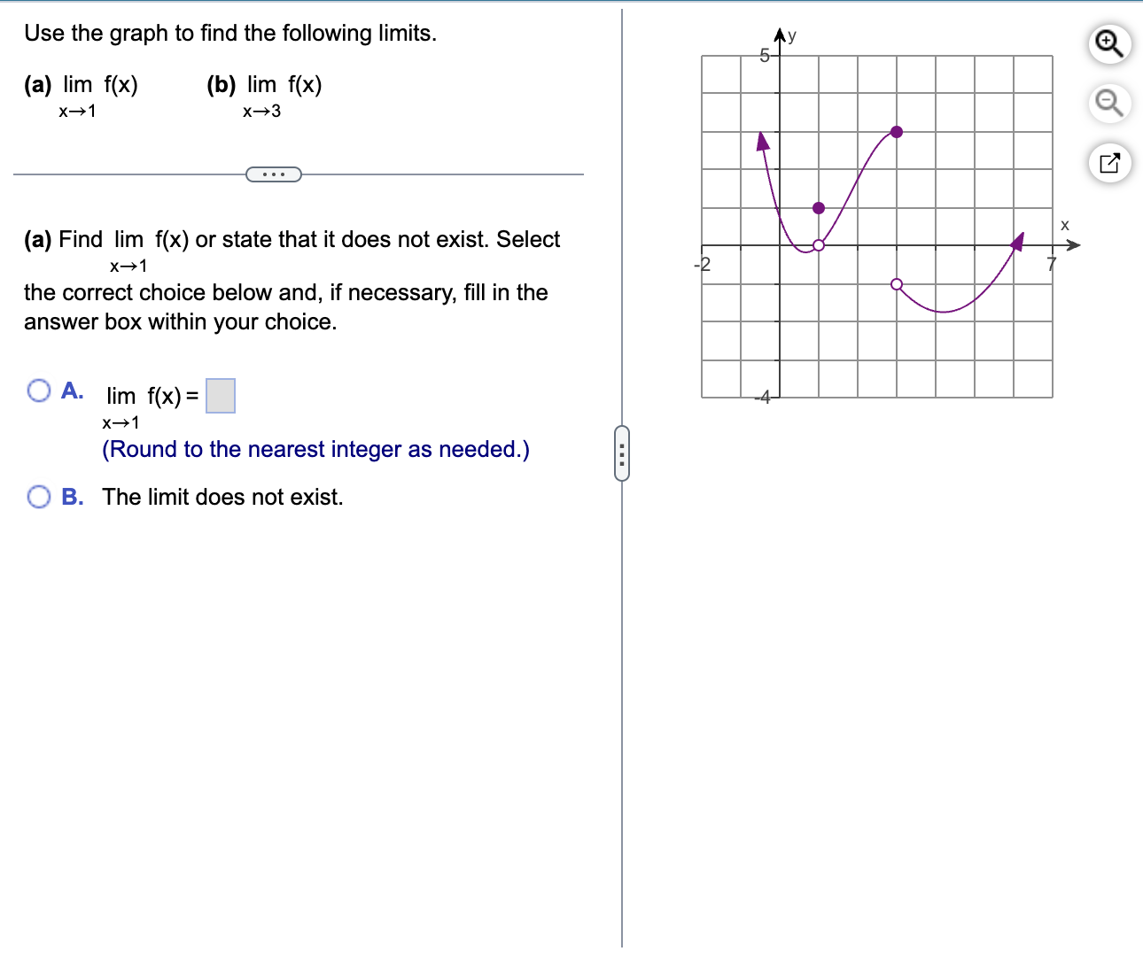 Solved Use the graph to find the following limitsUse the | Chegg.com