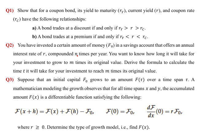 Solved Can you solve questions 1-3 ﻿and write down/show each | Chegg.com