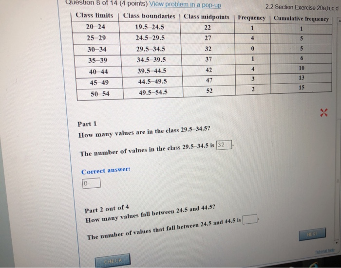 Solved Question 8 of 14 (4 points) View problem in a pop-up | Chegg.com
