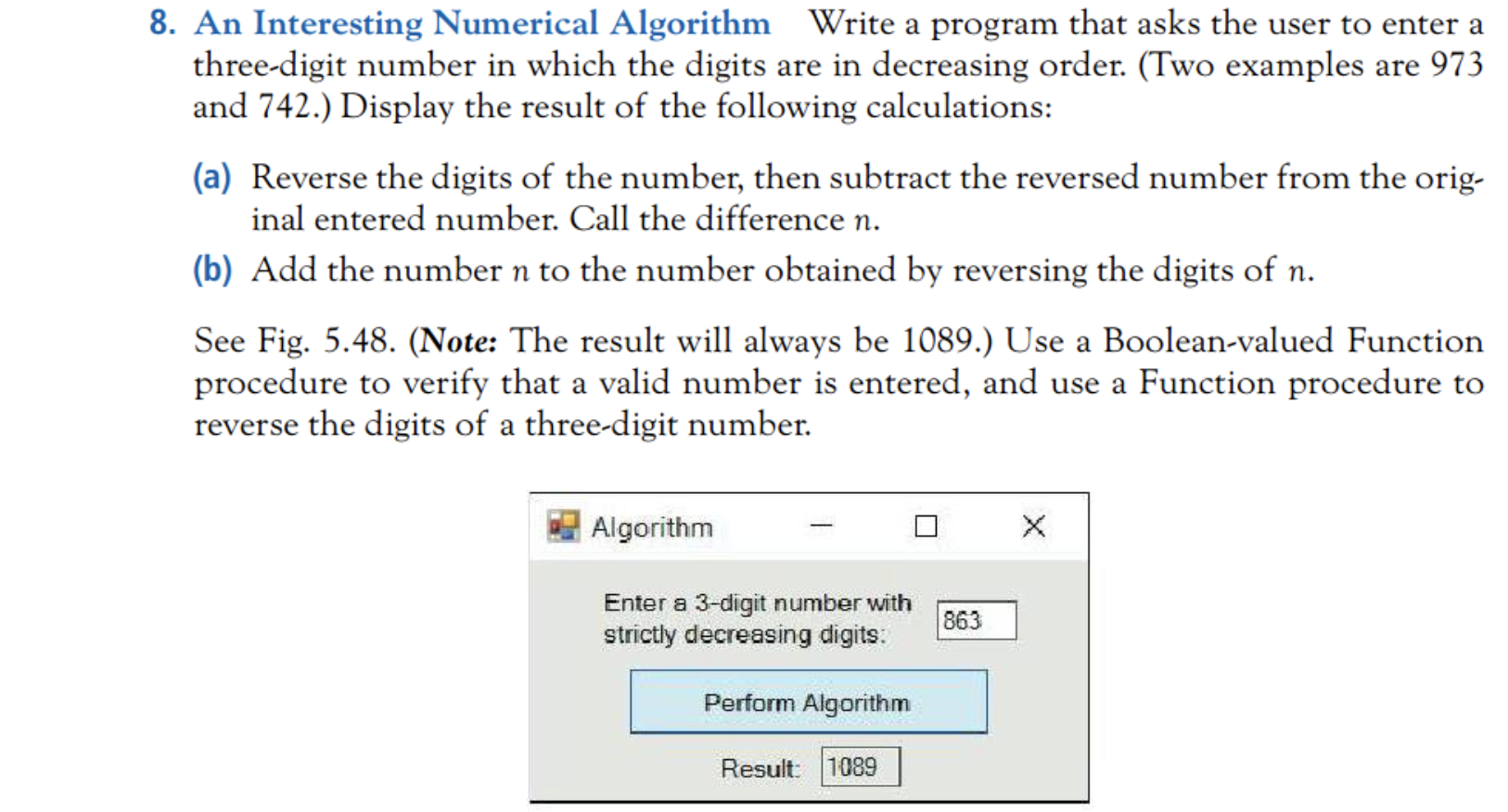 Solved 8. An Interesting Numerical Algorithm Write a program | Chegg.com