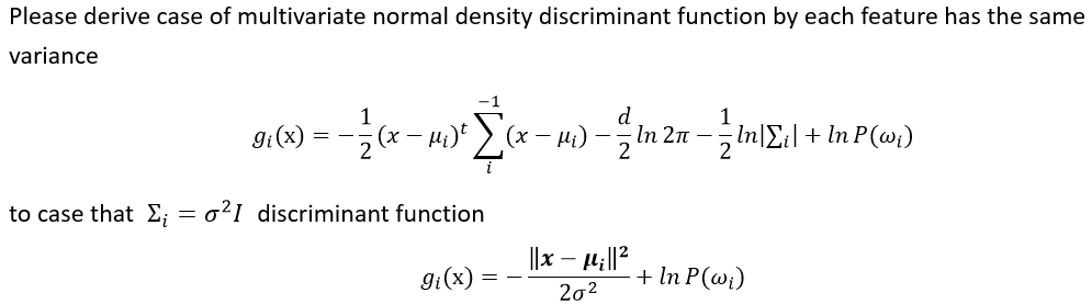 Please derive case of multivariate normal density | Chegg.com