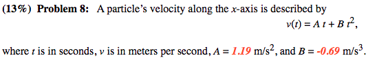 Solved A What Is The Acceleration In Meters Per Second